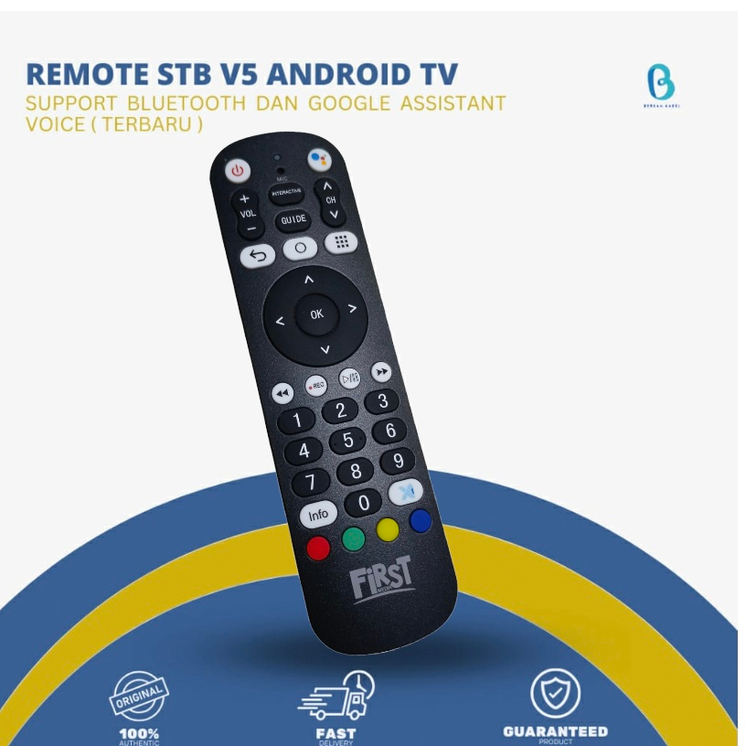 Jual REMOTE STB V5 ANDROID TV SUPPORT BLUETOOTH DAN GOOGLE ASSISTANT ...