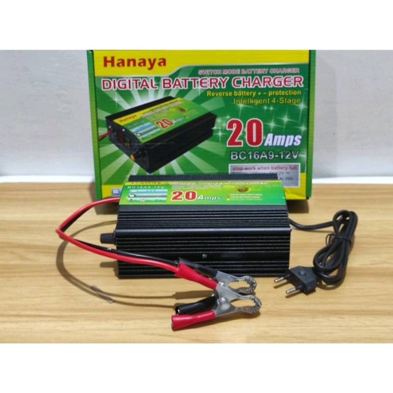 Jual Smart Fast Digital Charger Accu Aki 12V 20A Full Otomatis / Cas ...