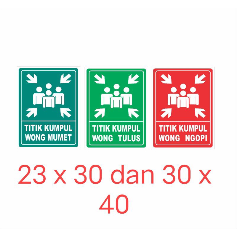 Jual STIKER TITIK KUMPUL WONG MUMET | Shopee Indonesia