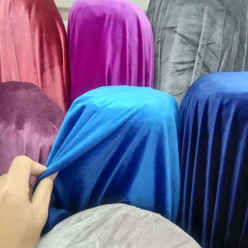 Jual Kain bludru Polos Premium | Shopee Indonesia