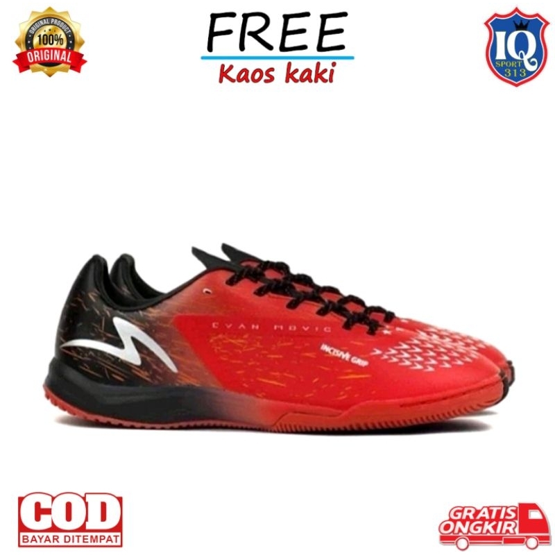 Jual Sepatu Futsal Specs Reacto Blitz Evan Movic Pro IN / Evanmovic Pro ...