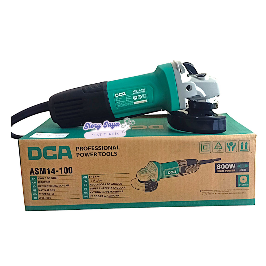 Jual Mesin Gerinda 4 Inch / Angle Grinder 4 Inch ASM14-100 DCA | Shopee ...