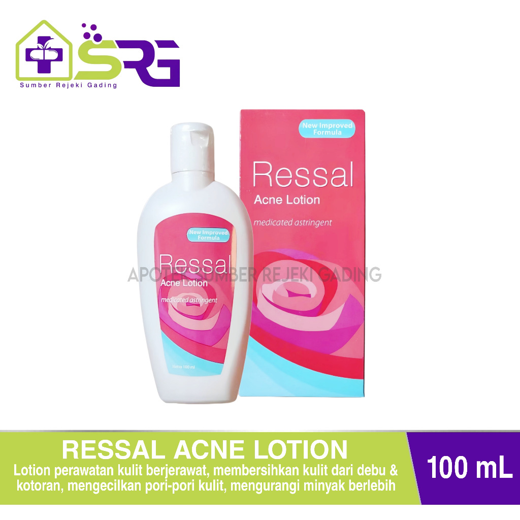 Jual Ressal Acne Lotion 100mL - Membersihkan wajah dan merawat kulit ...