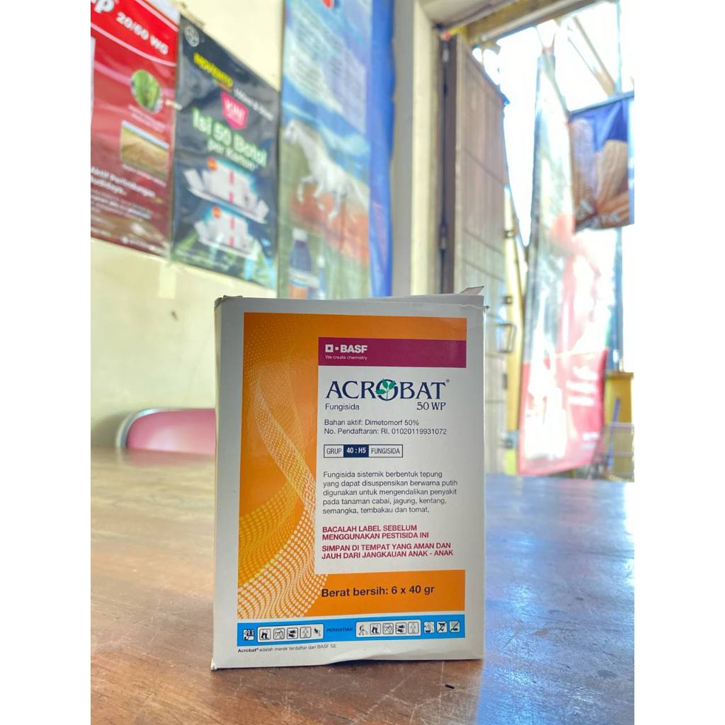 Jual fungisida ACROBAT 50WP kemasan 40 gram | Shopee Indonesia