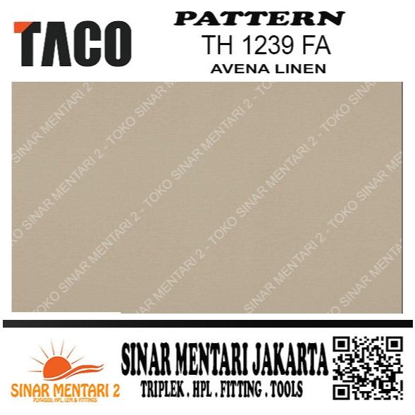 Jual TACO HPL PATTERN TH 1239 FA AVENA LINEN | Shopee Indonesia