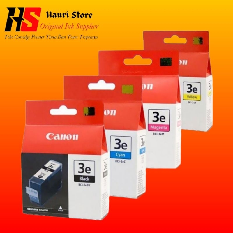 Jual Tinta Catridge Canon 3e Black Dan Color Original | Shopee Indonesia