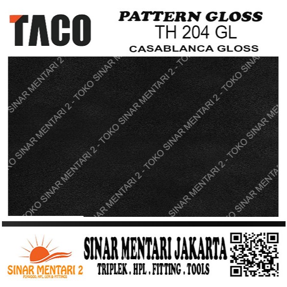 Jual TACO HPL PATTERN GLOSS TH 204 GL CASABLANCA GLOSS | Shopee Indonesia
