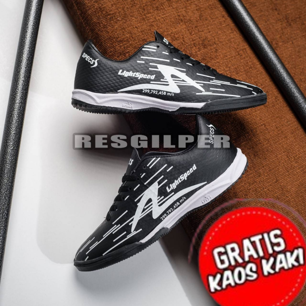 Jual Sepatu Futsal Specs LIGHTSPEED REBORN IN ILUMINATE PACK Hitam ...