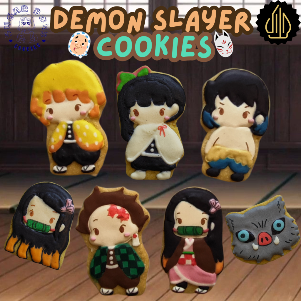 Jual COOKIES KARAKTER DEMON SLAYER/DEMON SLAYER/COOKIES ANIME DEMON ...