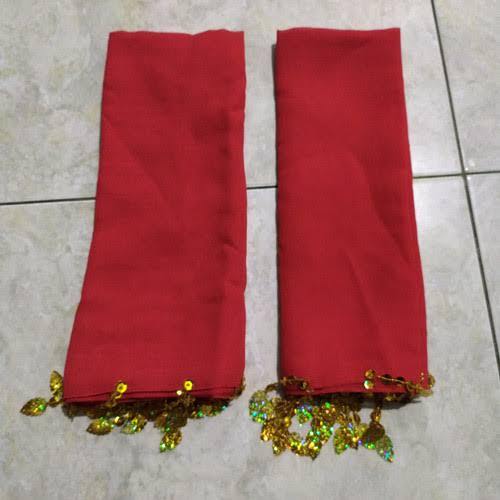 Jual sampur selendang tari remo kerincing warna merah | Shopee Indonesia