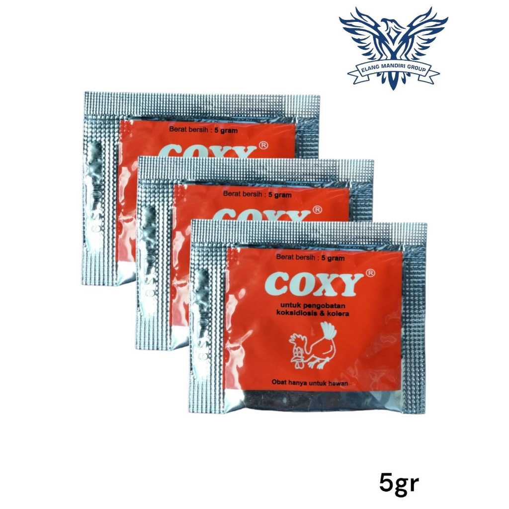 Jual Coxy 5 gram Obat Koksi Bakteri Berak Darah Merah Hijau Koksidiosis ...