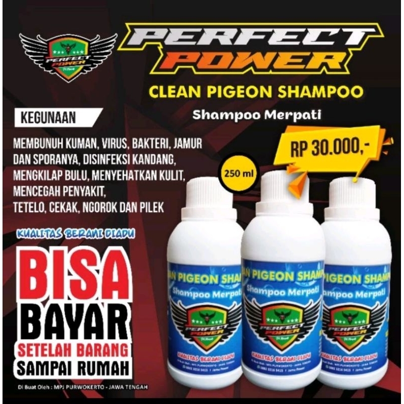 Jual PIGEON SHAMPO BURUNG MERPATI 250 ML SAMPO CLEAN PEGIEON BASMI KUTU ...