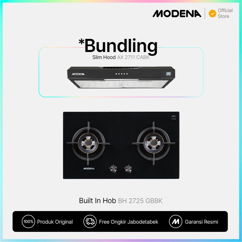 Jual MODENA Built In Gas Hob - BH 2725 GBBK | Shopee Indonesia