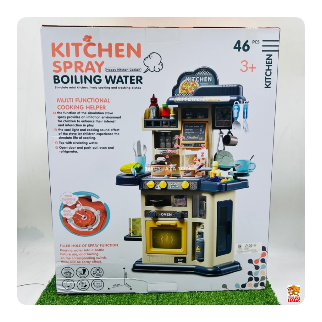 Jual Mainan Kitchen Chef Jumbo - Mainan Masak Masakan keluar asap ...