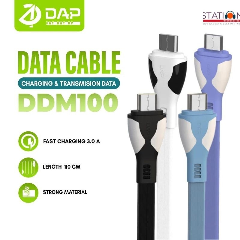 Jual Kabel data DAP MICRO dan TYPE C fast charging DDM100 & DDT100 | Shopee Indonesia