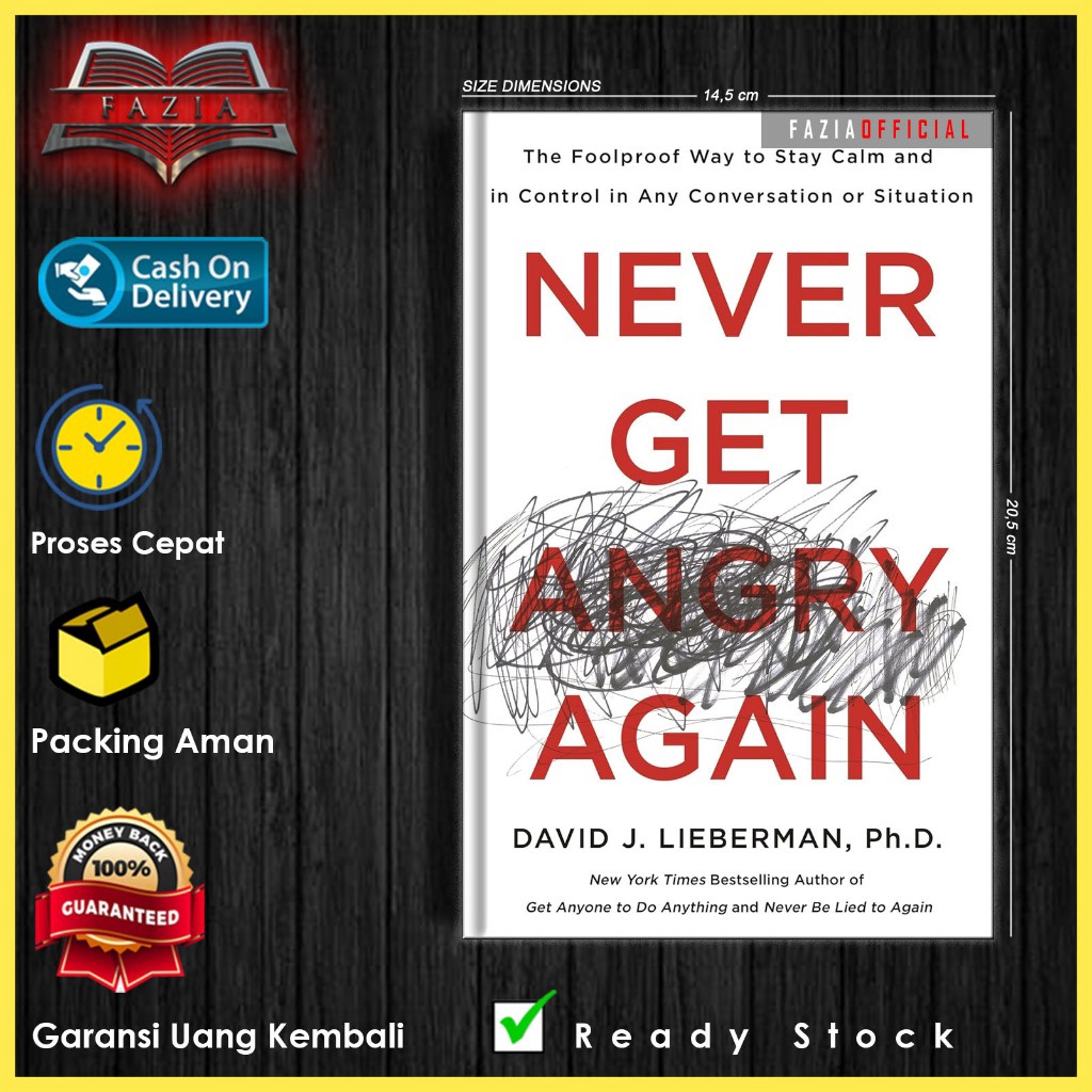 Jual PRODUCT TERKECE Never Get Angry Again by Dr David J Lieberman PhD ...