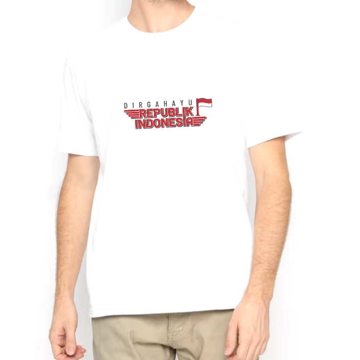 Jual Baju Kaos Distro Dirgahayu Republik Indonesia Unisex Roun Neck ...