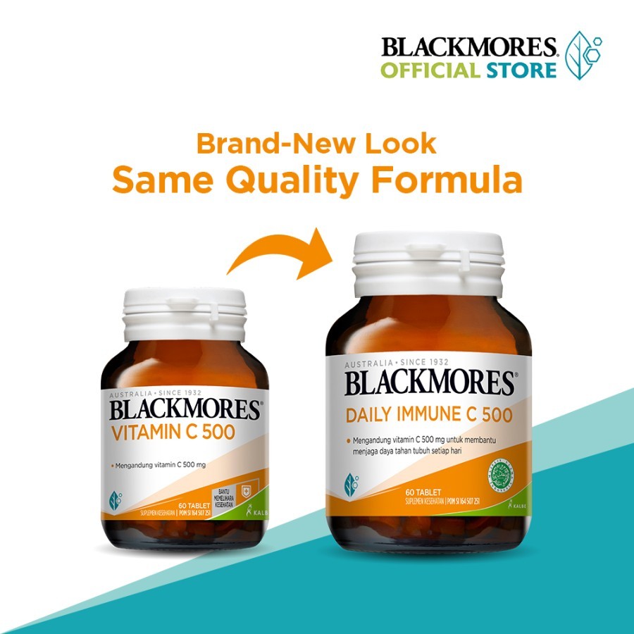 Jual BIGCLO - (COD) Tablet BLACKMORES Daily Immune Vitamin C 500mg 30 ...