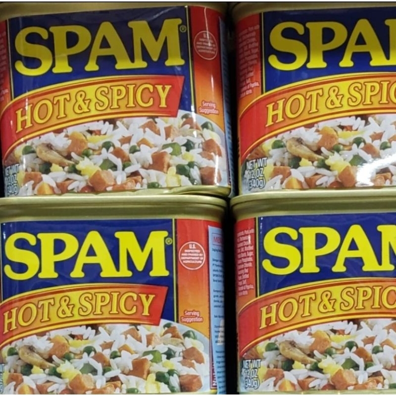Jual HORMEL FOODS SPAM HOT & SPICY CORNET HAM 340 GR | Non halal ...