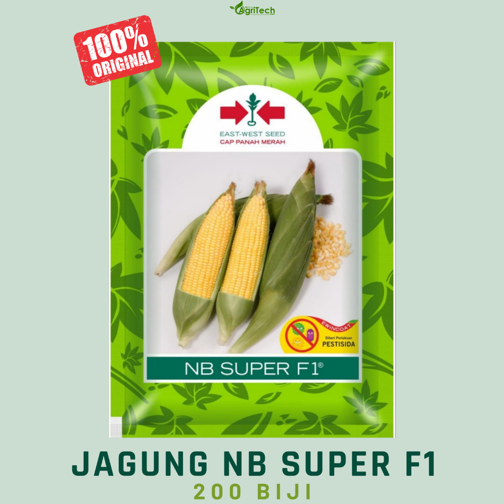 Jual BENIH BIBIT JAGUNG MANIS NB SUPER F1 ISI 200 BIJI SMALL POUCH CAP ...