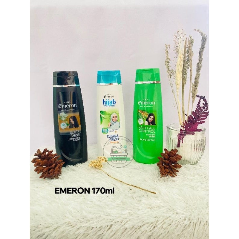 Jual Emeron Shampo Hijab Clean & Fresh / Black Shine / Hair Fall ...