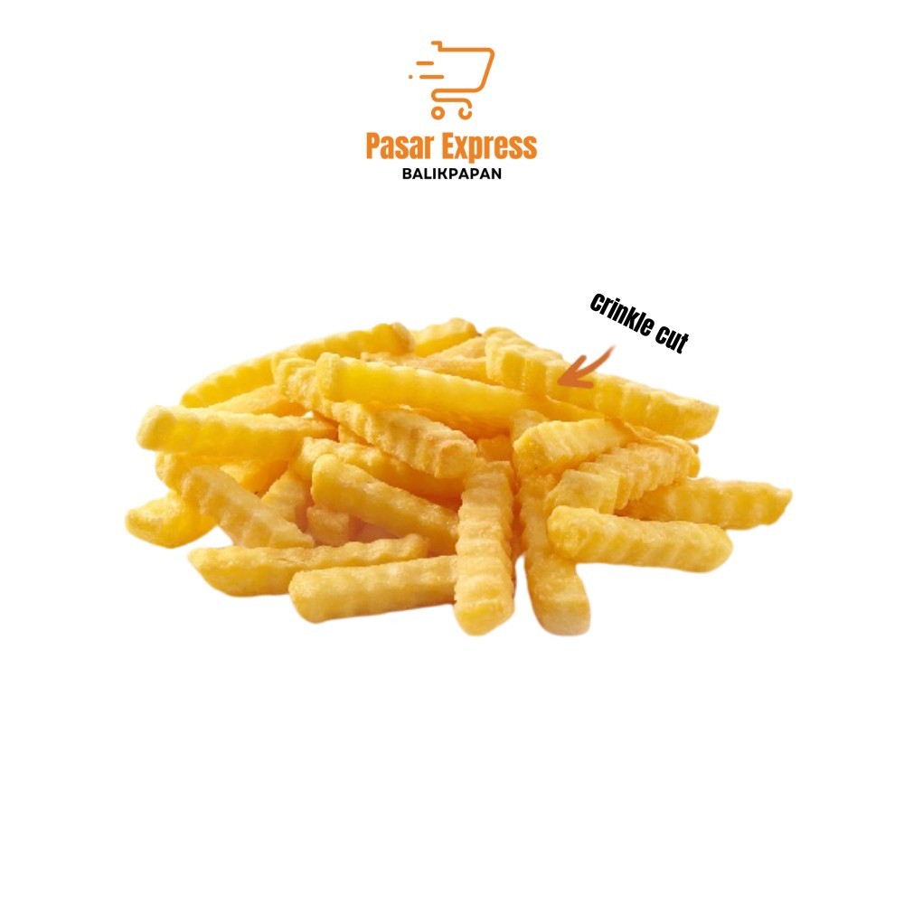 Jual Kentang Goreng Crinkle Cut (1kg) - Pasar Express Balikpapan ...