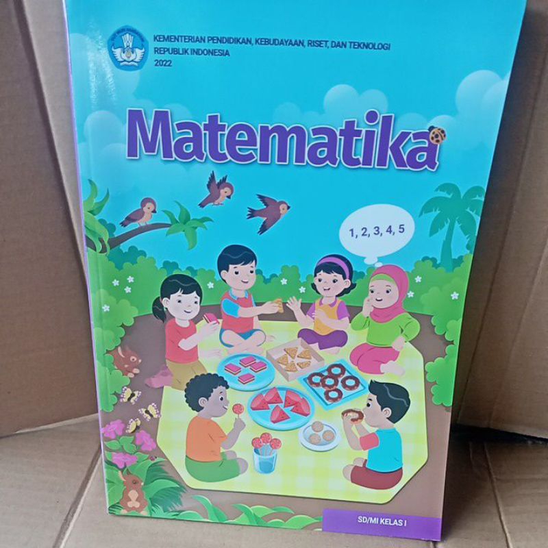 Jual buku paket matematika untuk kelas 1 SD kurikulum merdeka penerbit ...