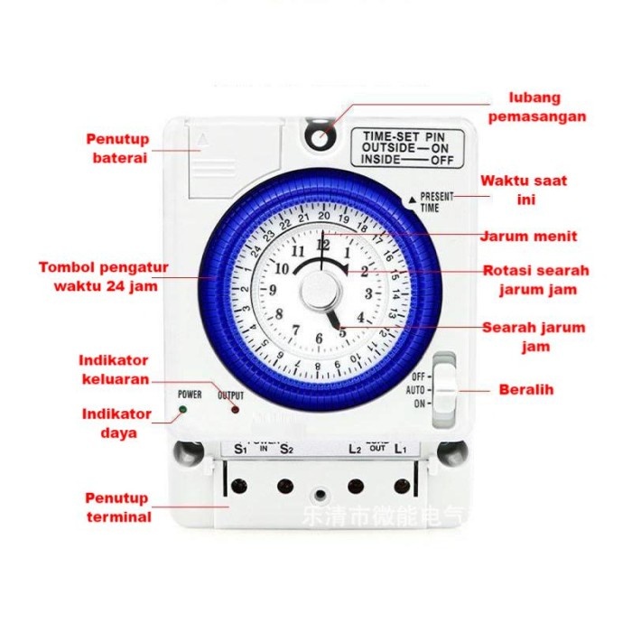 Jual Timer Switch TB38809NE7 Panasonic Pengatur Waktu panasonic ...