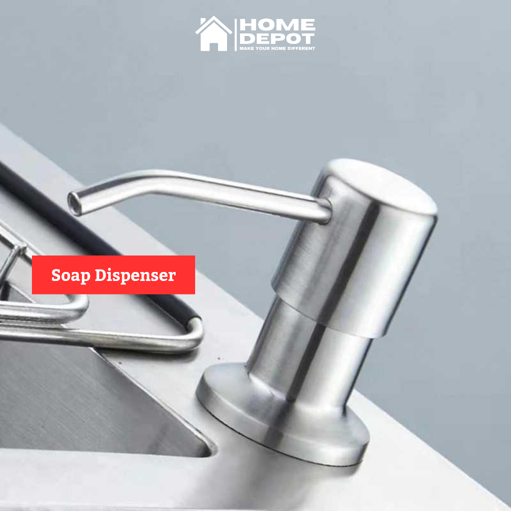 Jual Tempat Sabun Tanam Wastafel Cuci Piring Stainless Dengan Selang 1 ...