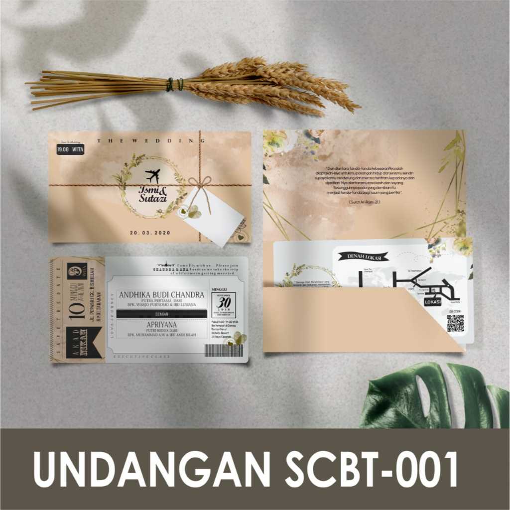 Jual SCBT 001 Blangko Undangan | Undangan Murah | Shopee Indonesia