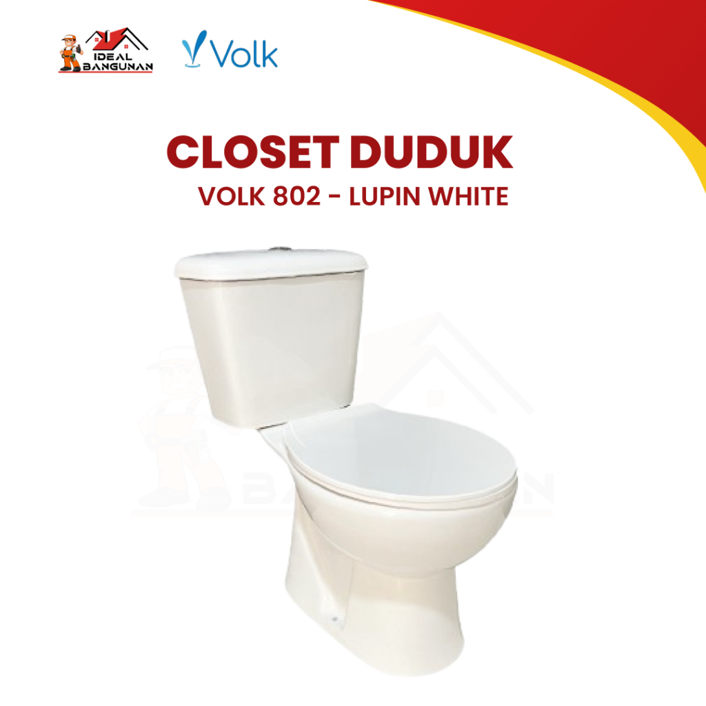 Jual [READY] 802A CLOSED DUDUK LUPIN | VOLK LUPIN TWO PIECE TOILET ...