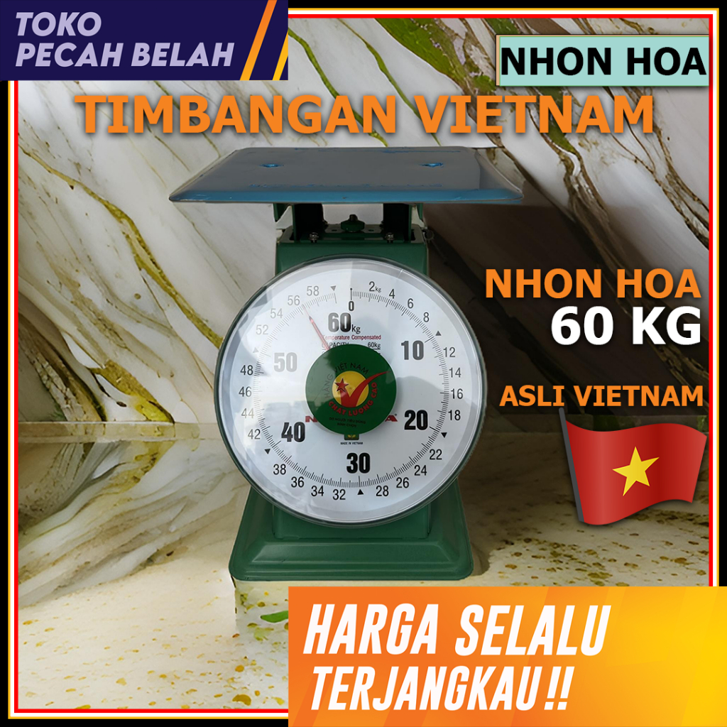 Jual TIMBANGAN DUDUK TIMBANGAN BUAH JARUM NHON HOA 60 KG NONG HOA TIMBANGAN VIETNAM 60KG ...