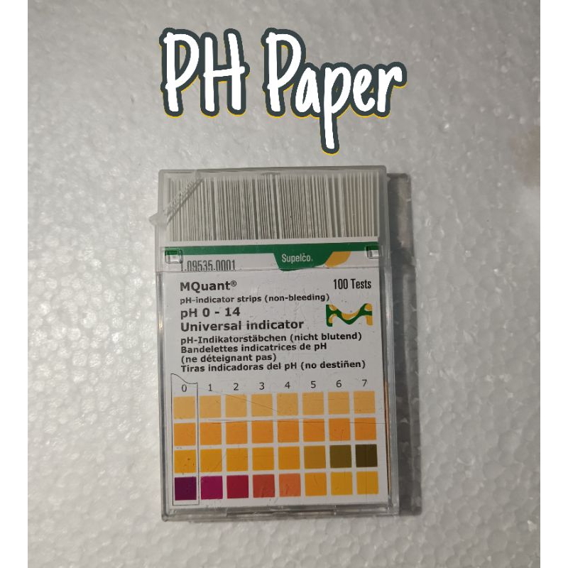 Jual MERCK PH PAPER | PH PAPER MQUANT | MERCK UNIVERSAL PH PAPER 0-14 ...