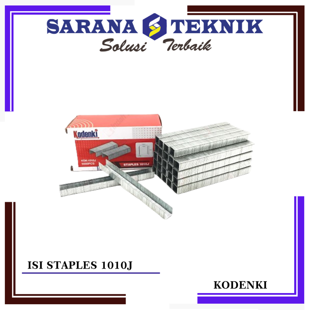 Jual Isi Staples Tembak U 10 mm KODENKI 1010 | Shopee Indonesia