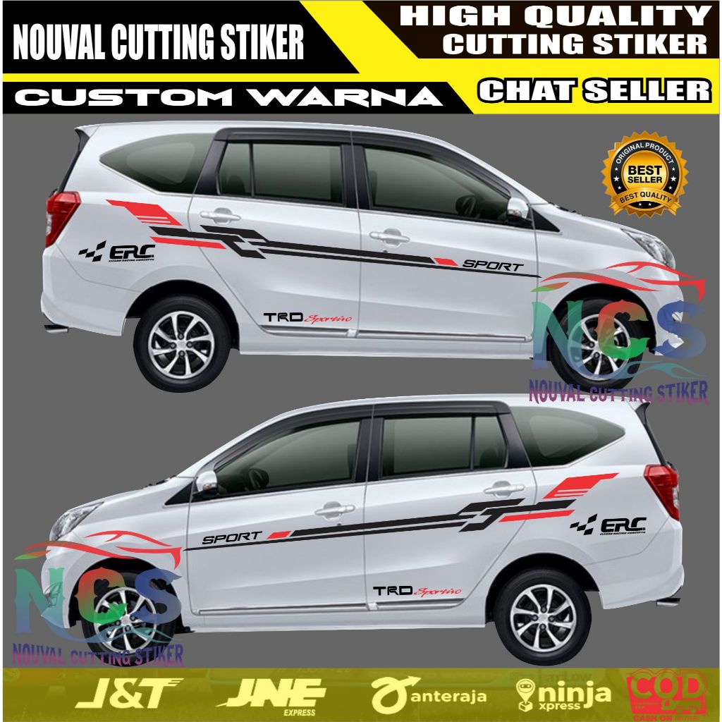 Jual Stiker Lis Body Mobil Terbaru Cutting Stiker Variasi Body Samping ...