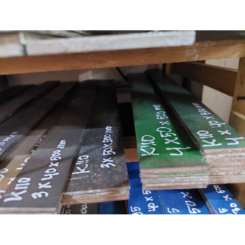 Jual PLAT BAJA BOHLER K110 D2 Bahan Golok Pisau 3 x 50 x 400mm BAJA ...