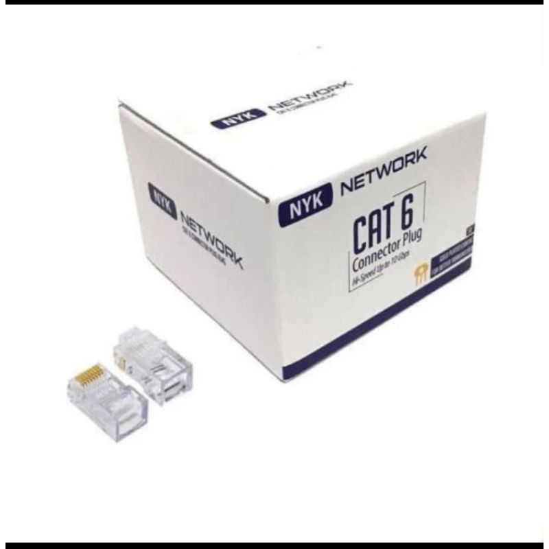 Jual Konektor CAT 6 RJ45 Connector 1 Box Isi 50 PCS - GFO | Shopee ...