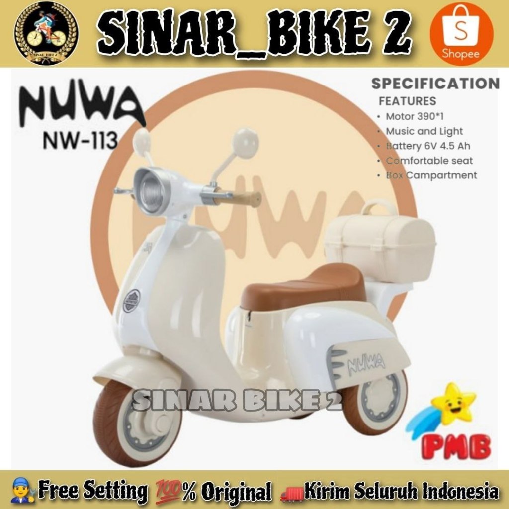 Jual Motor Aki Anak EXOTIC EMT 2242 // PMB NUWA NW 113 // PMB NUWA 115 ...