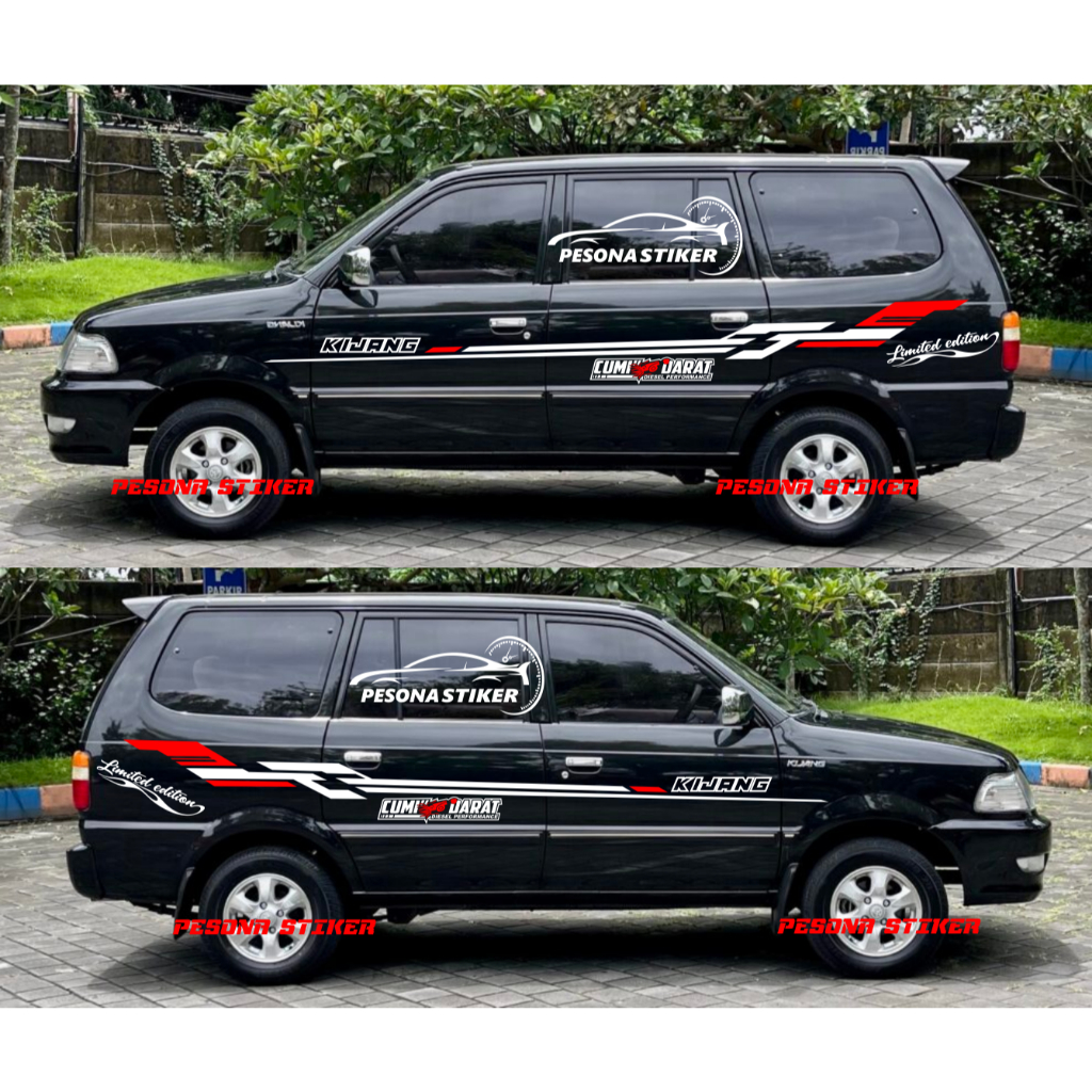 Jual Stiker Mobil Kijang Super Stiker Body Kijang Super Stiker Kijang ...