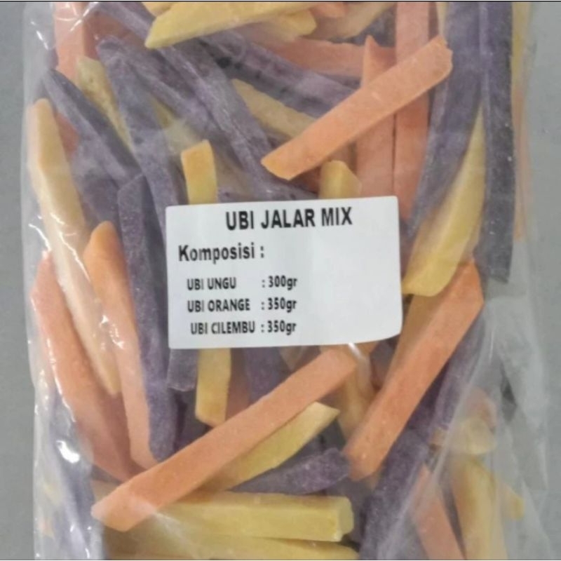 Jual Frozen Sweet Potato Fries / Ubi Jalar Mix / Ubi Goreng | 1kg ...