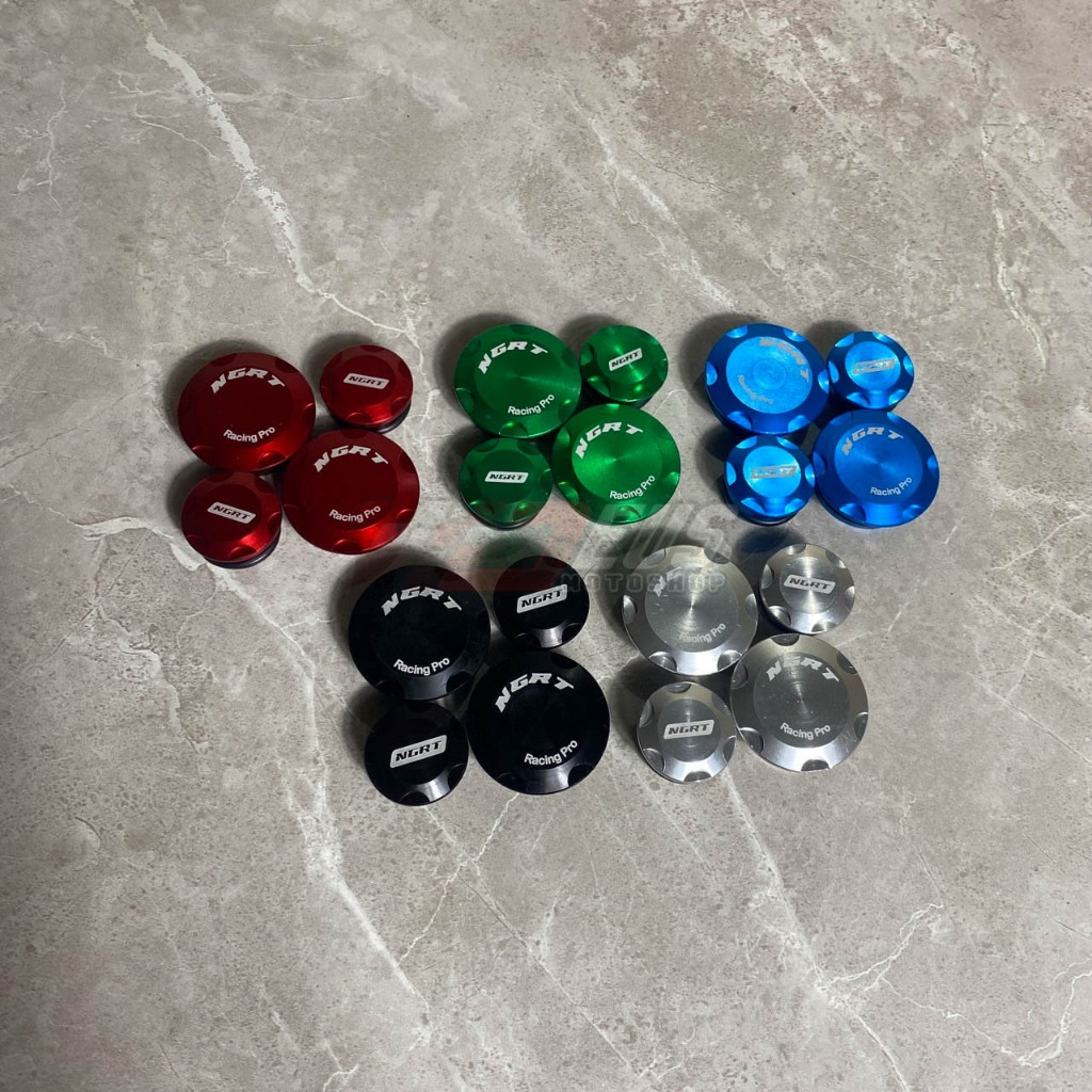 Jual Koin Tutup Rangka NGRT Ninja R SS RR CNC Anodize / Coin Penutup ...