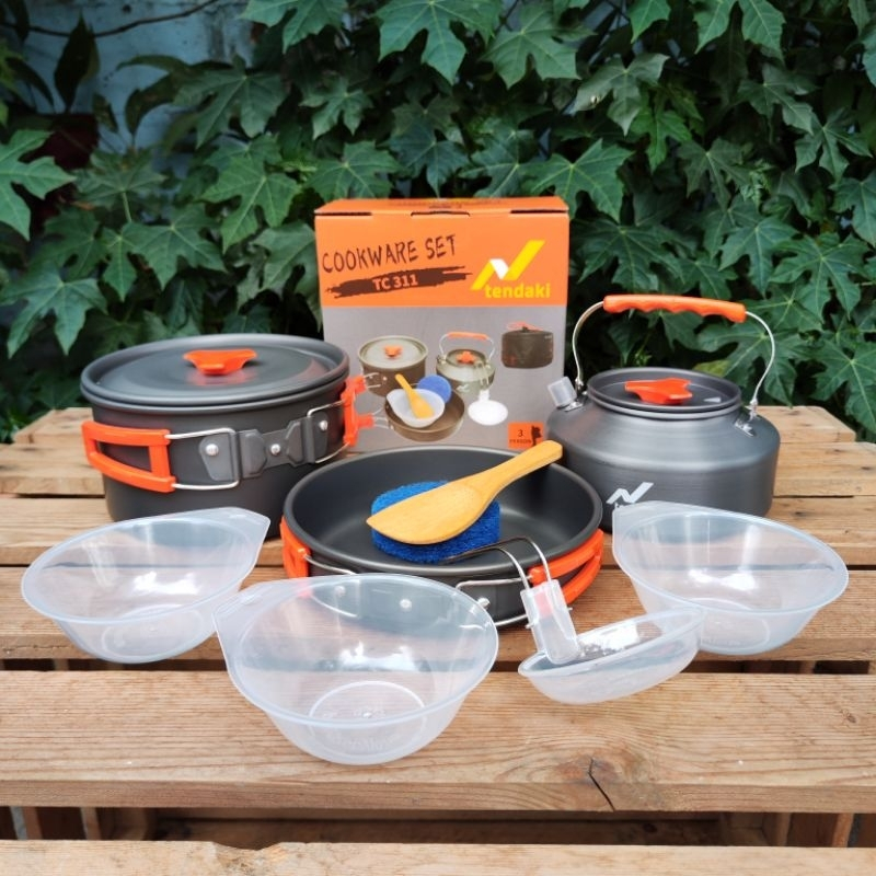 Jual COOKING SET NESTING TENDAKI TC 311 308 ALAT MASAK CAMPING 1 SET ...