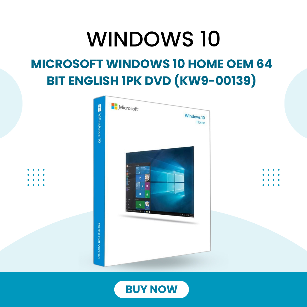 Jual JUAL / WINDOWS 10 / HOME / Microsoft Windows 10 Home OEM 64 BIT ...