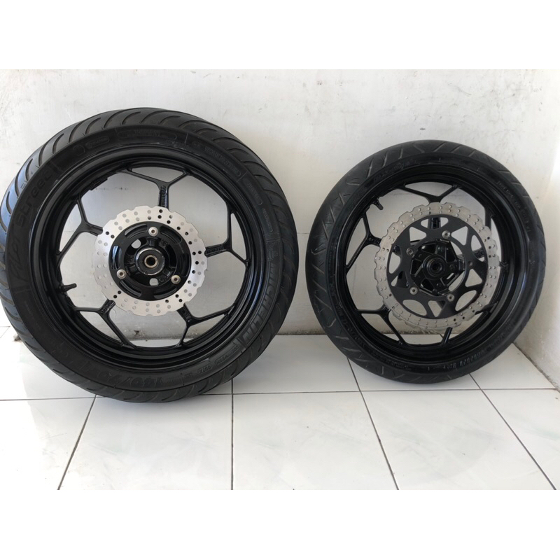 Jual Velg Ninja 250Fi set Ban | Shopee Indonesia