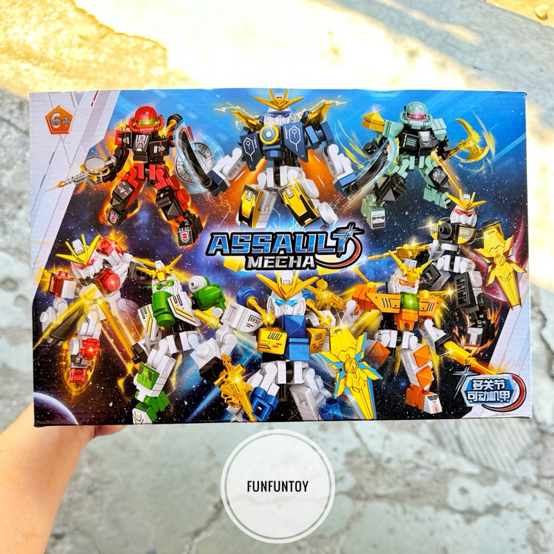Jual 66889 Mainan Anak Balok Susun Mini Figures Mecha Robot Mobile Suit ...