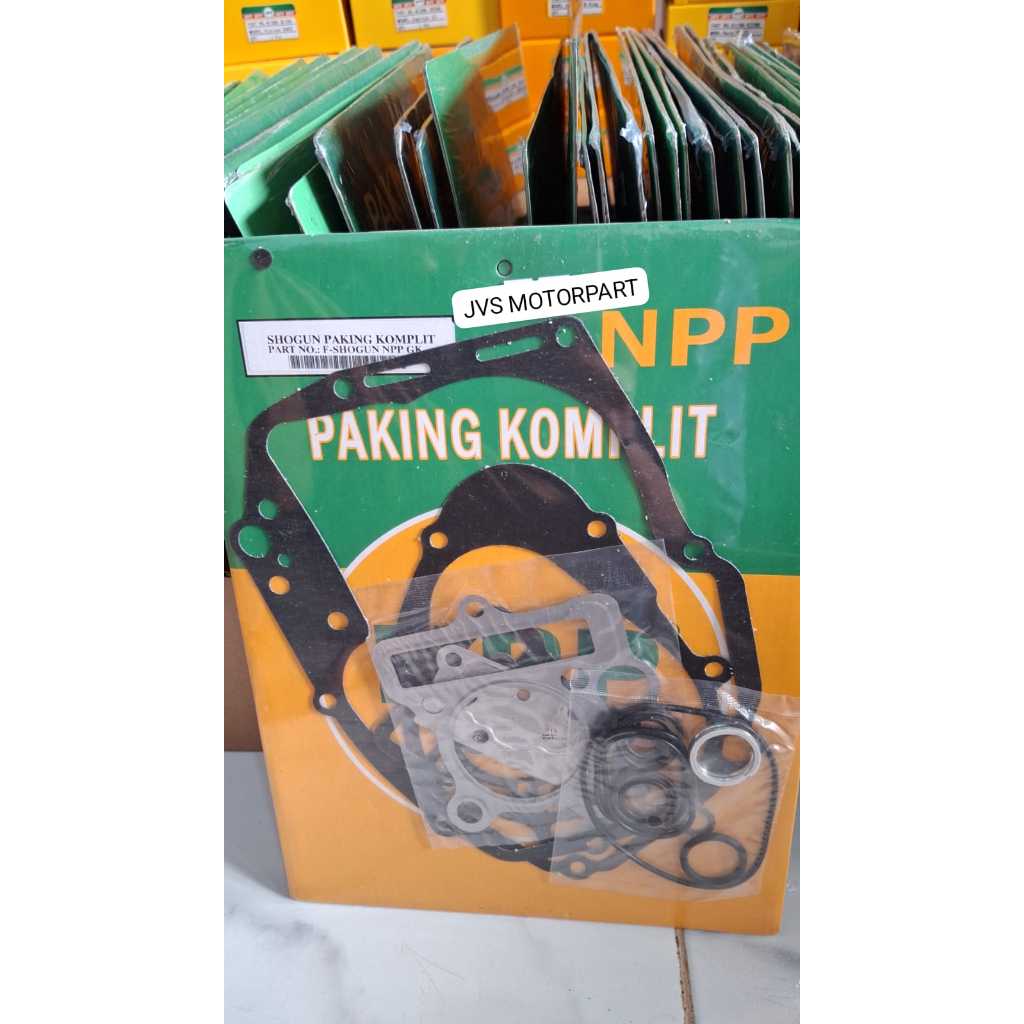 Jual JVS - PAKING FULLSET KOMPLIT SHOGUN 110, SHOGUN KEBO Original NPP ...