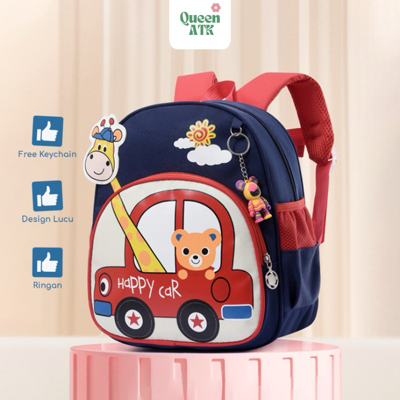 Jual Tas Sekolah Anak TK PAUD SD Lucu Bear Beruang Giraffe Jerapah - Dash | Shopee Indonesia