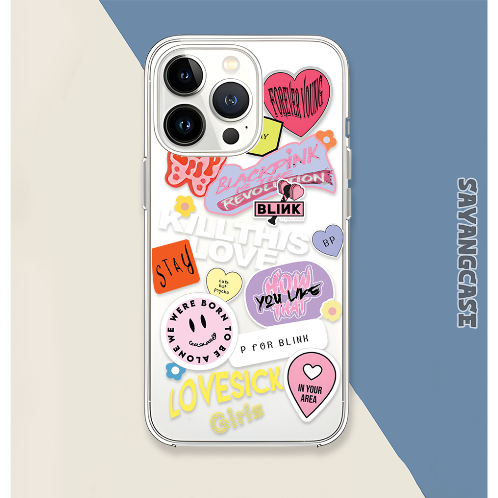 Jual Case Hp Crystal Clear Black P1nk For Sam Op Vi Ip Real XM Mobile ...