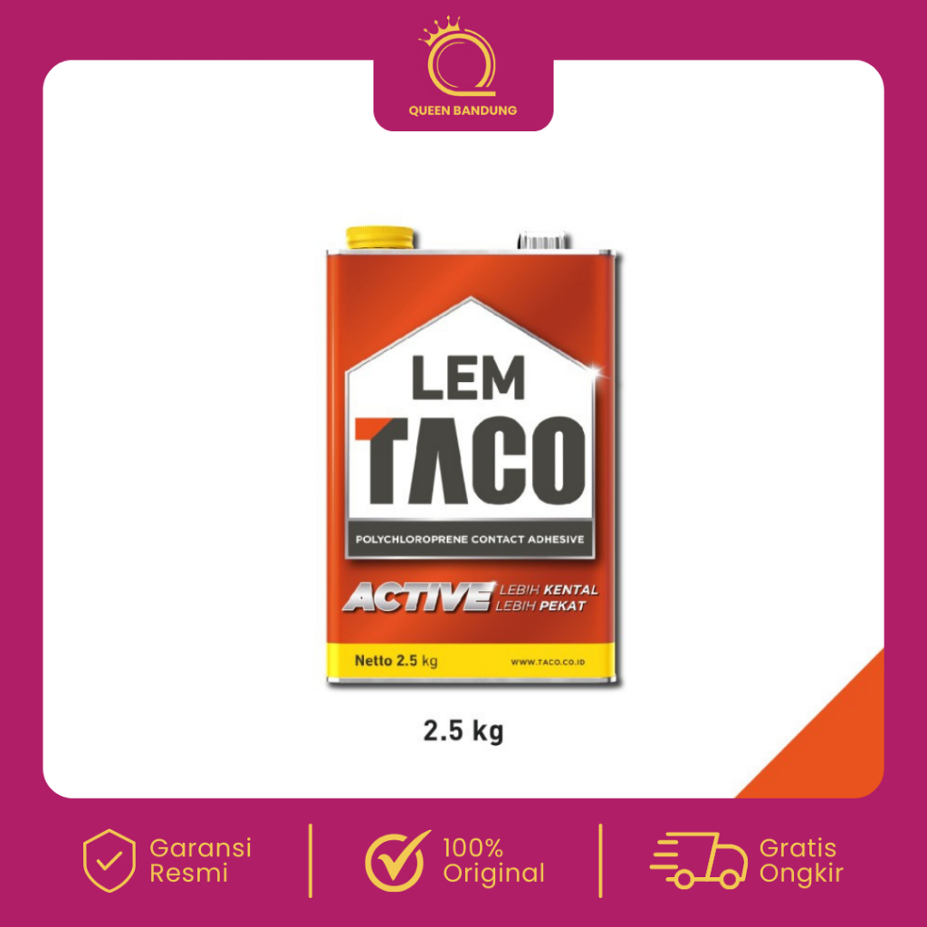 Jual TACO ACTIVE Lem Kuning Active Kemasan Galon 2.5Kg | Shopee Indonesia