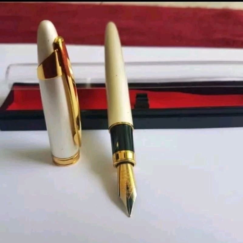Jual Pena Langka Gold Nib (5KMF) Koleksi Langka Fountain Pen Ink. Tinta ...
